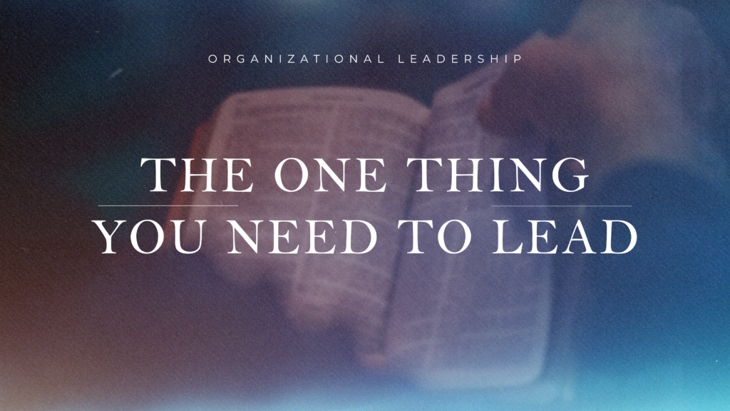 One Thing You Need to Lead Your Organization Forward - LeaderINCREASE